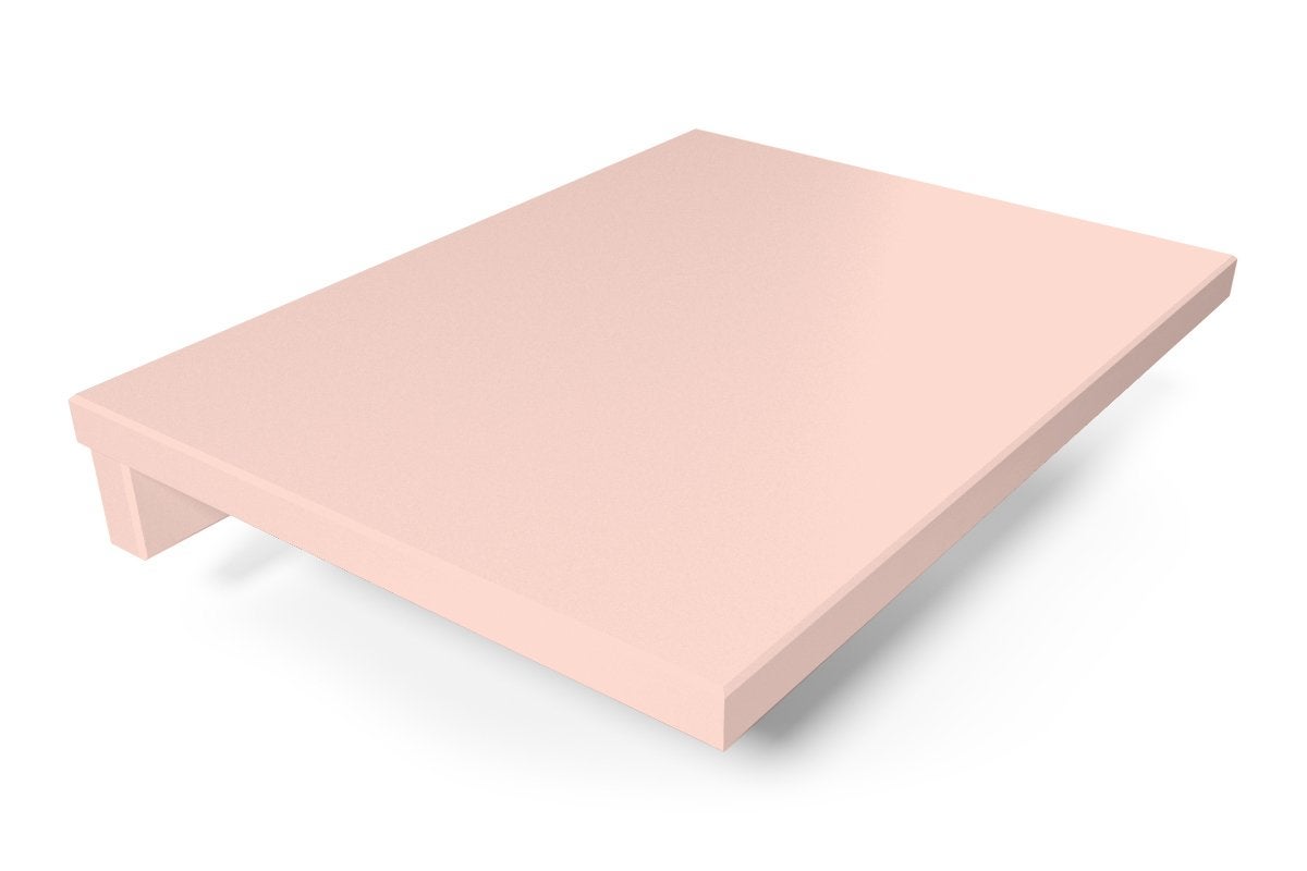 Tablette de chevet suspendue bois Rose | Leroy Merlin