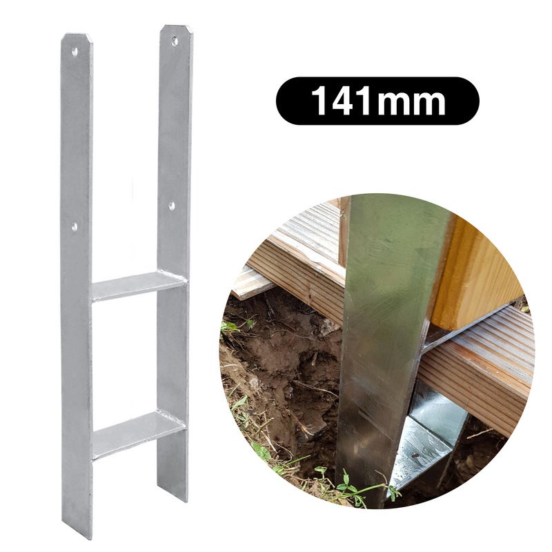 4 staffe per montanti staffe per montanti ad H staffe per montanti ...