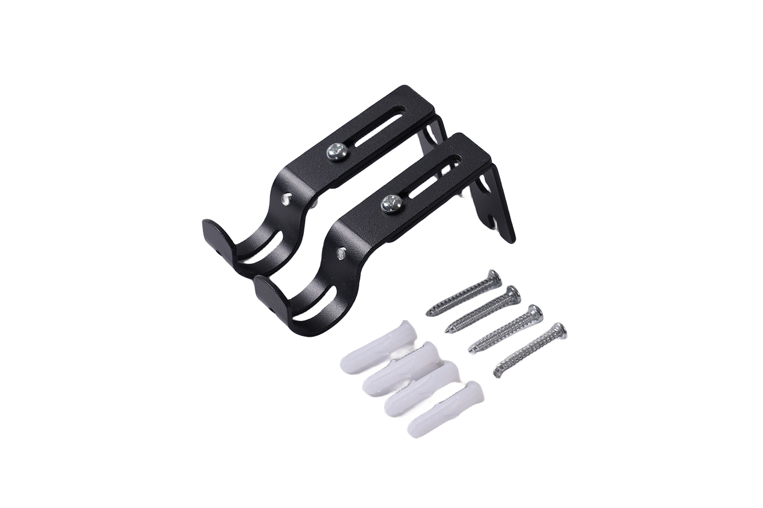 Staffe per aste per tende regolabili, supporti per aste per tende ...