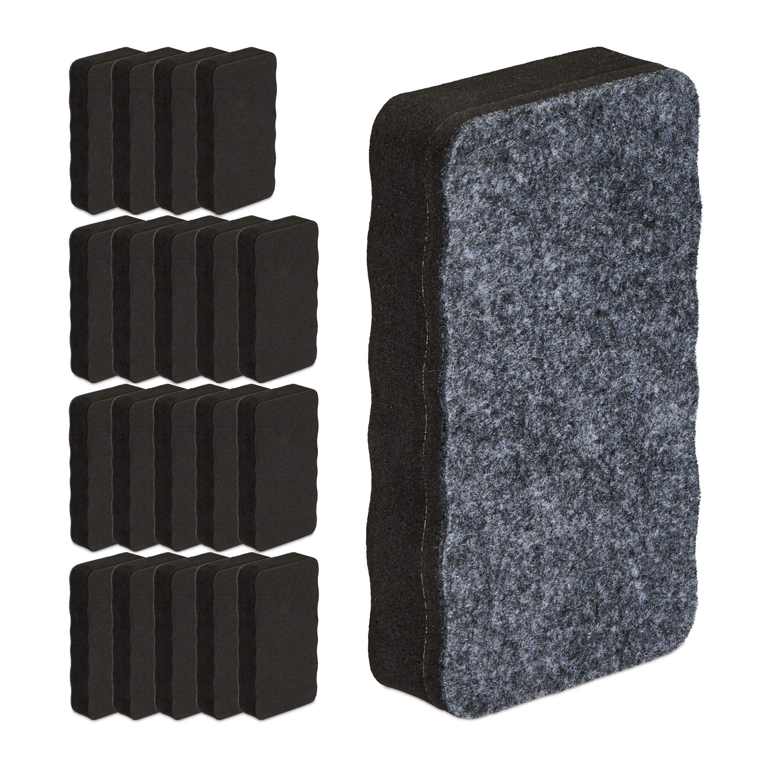 Cancellino Lavagna Magnetica Bianca Cancellabile, Set 20 Spugne per ...