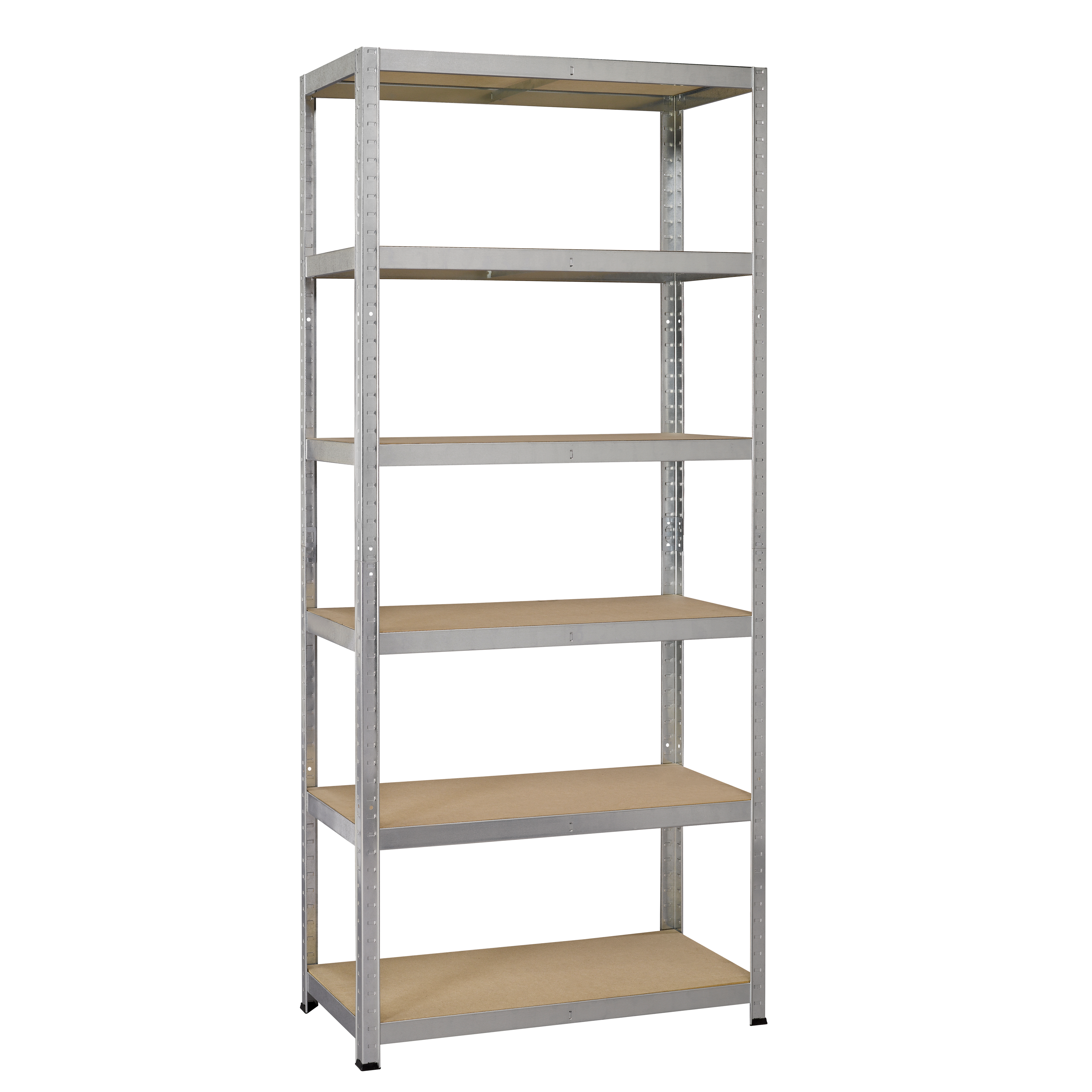 Estantería metálica en kit 5 baldas STRONG - Gris - 100x196x40 cm ...