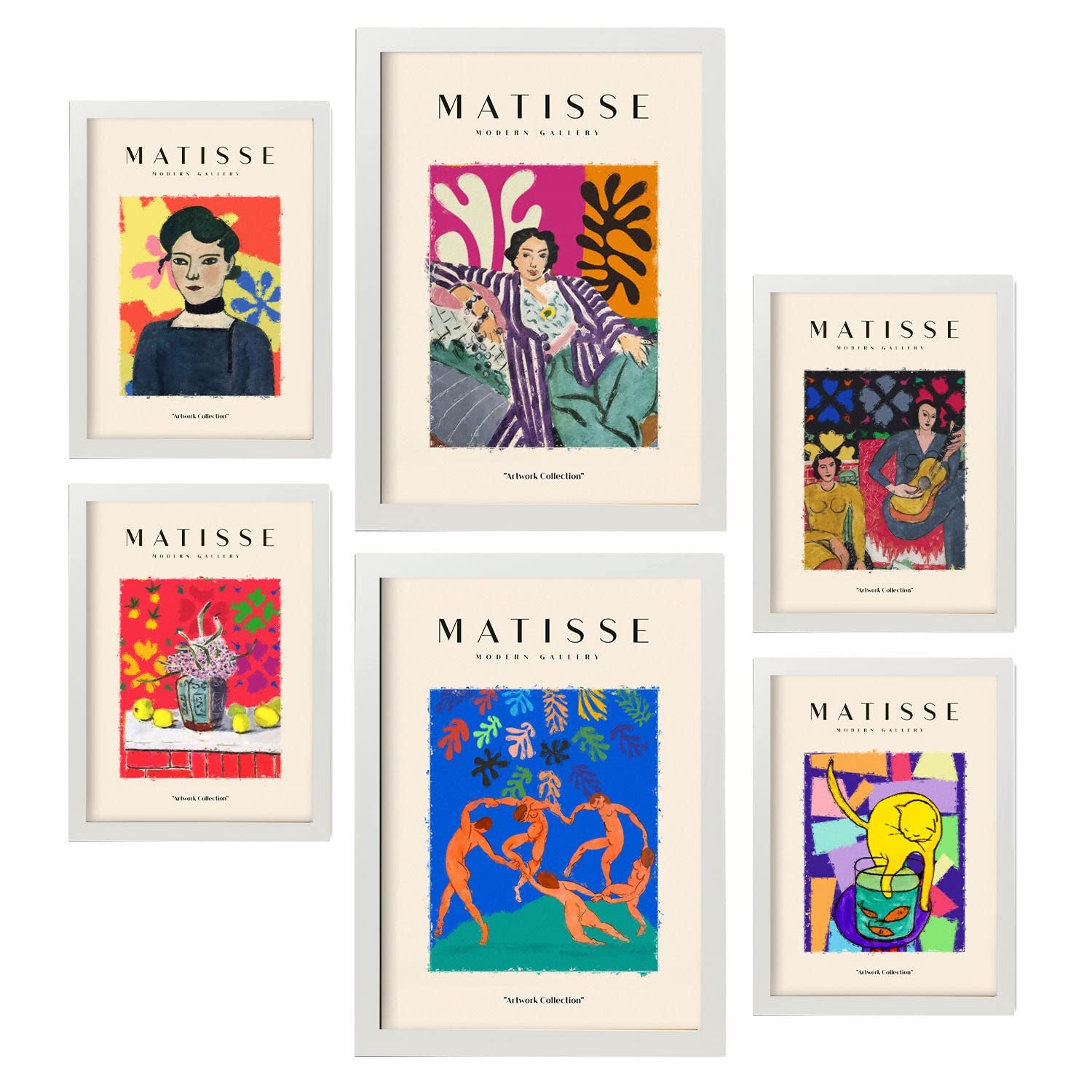 Nacnic Set De 6 Posters De Henri Matisse Celebración Láminas De ...