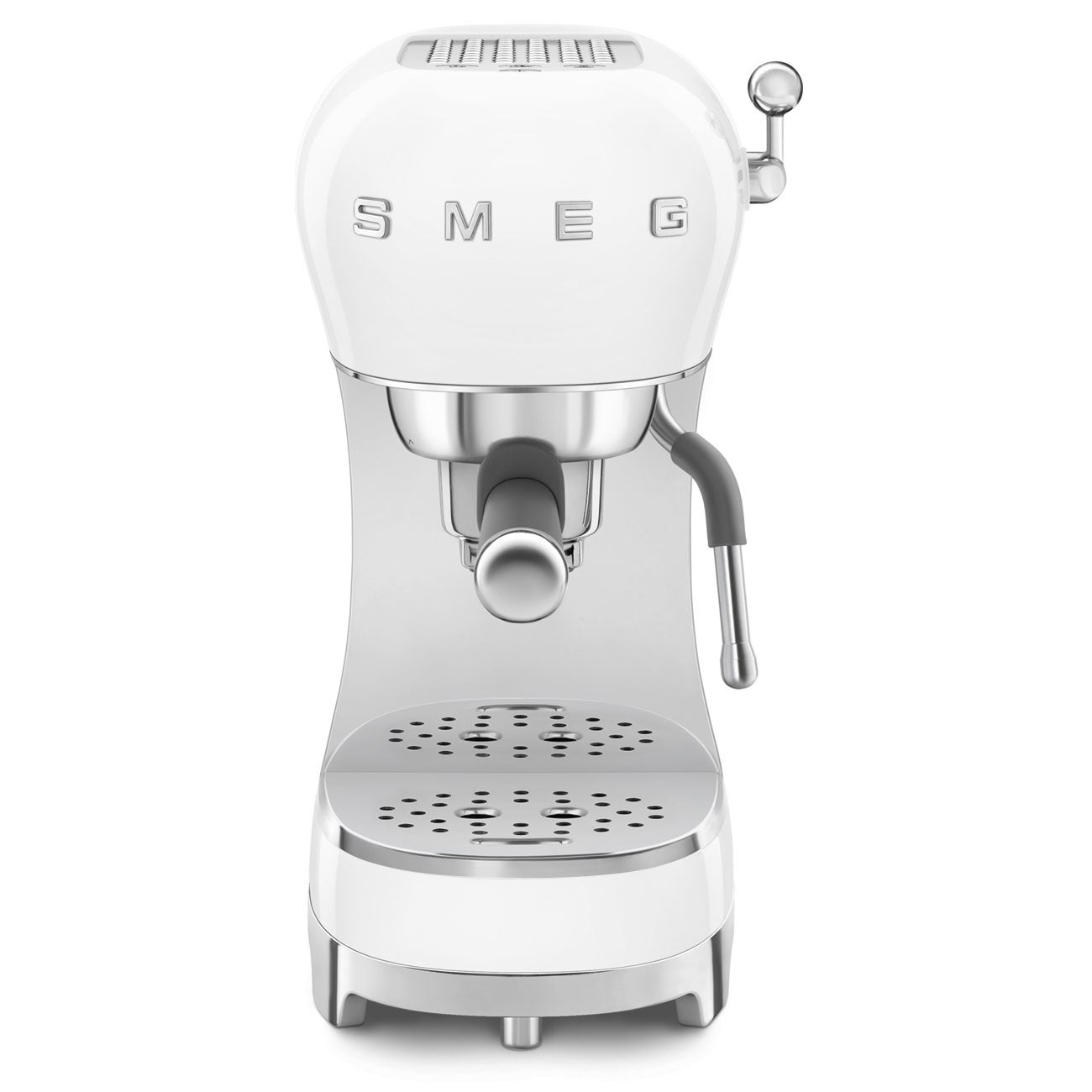 Machine à expresso vintage blanc ECF02WHEU Smeg | Leroy Merlin