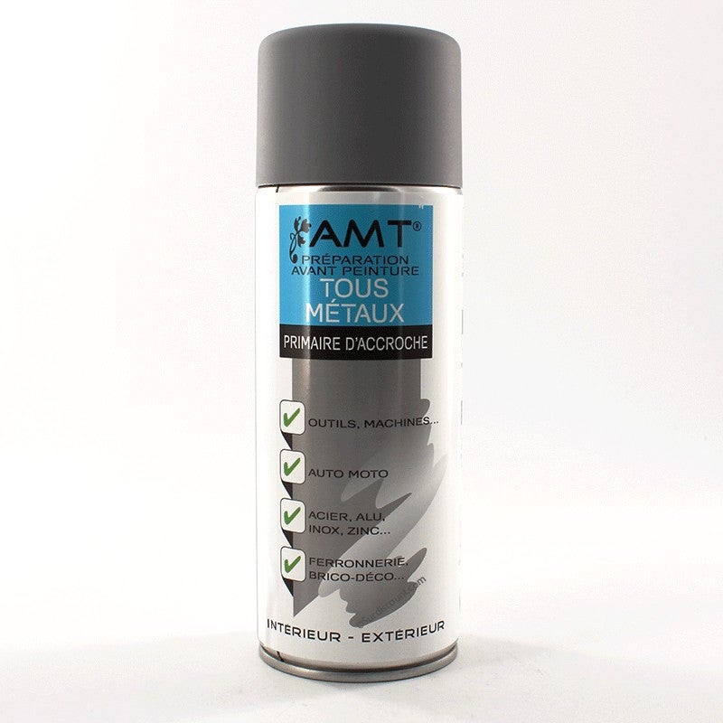 Primaire d'accroche aérosol - Bombe de peinture spray 330ml - Sous ...