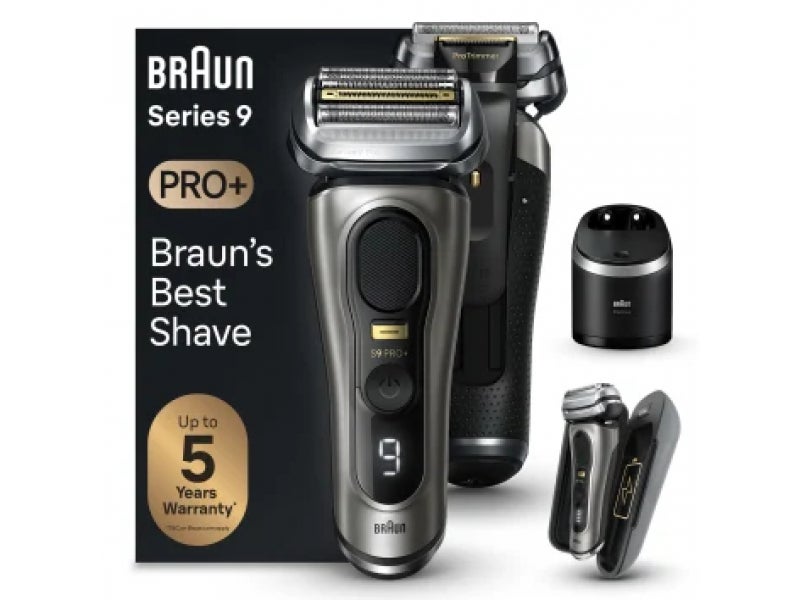Braun Series 9 Pro 9575cc Wet & Dry Rasoio Trimmer Metallico | Leroy Merlin