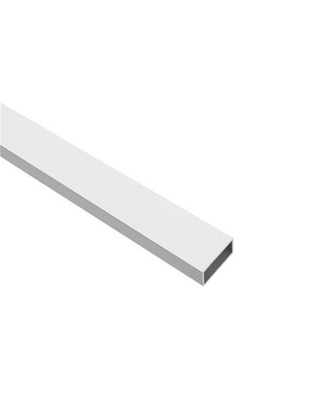 JARDIN202 - Perfil de Aluminio Blanco - Tubo rectangular - x4 unds - 1 ...