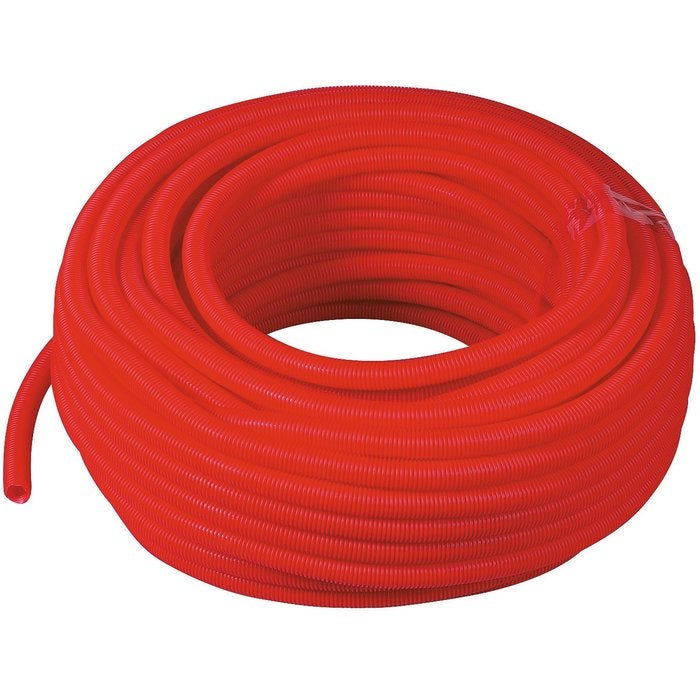 Gaine isolante - Rouge - diamètre40 - 50 ml | Leroy Merlin