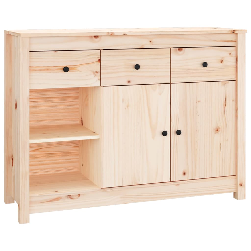 Buffet en pin massif 100x35x74 cm - COMFORTXL | Leroy Merlin