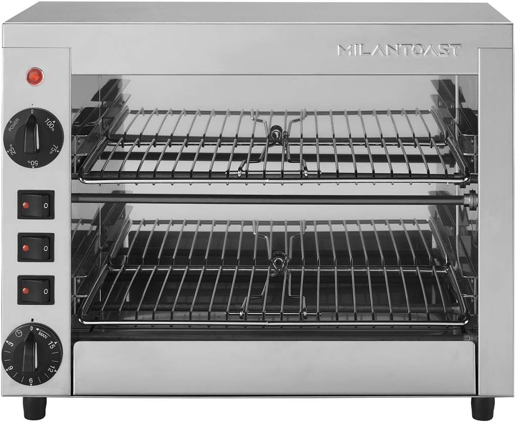MilanToast - Horno/tostadora MULTIUSOS 6 plazas 220-240v | Leroy Merlin