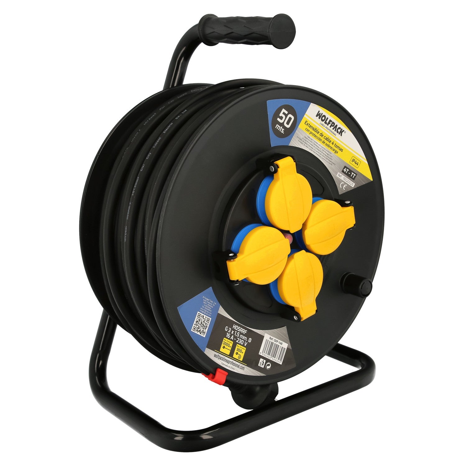 Protection IP44 industrielle extensible de 50 mètres avec couvercles ...