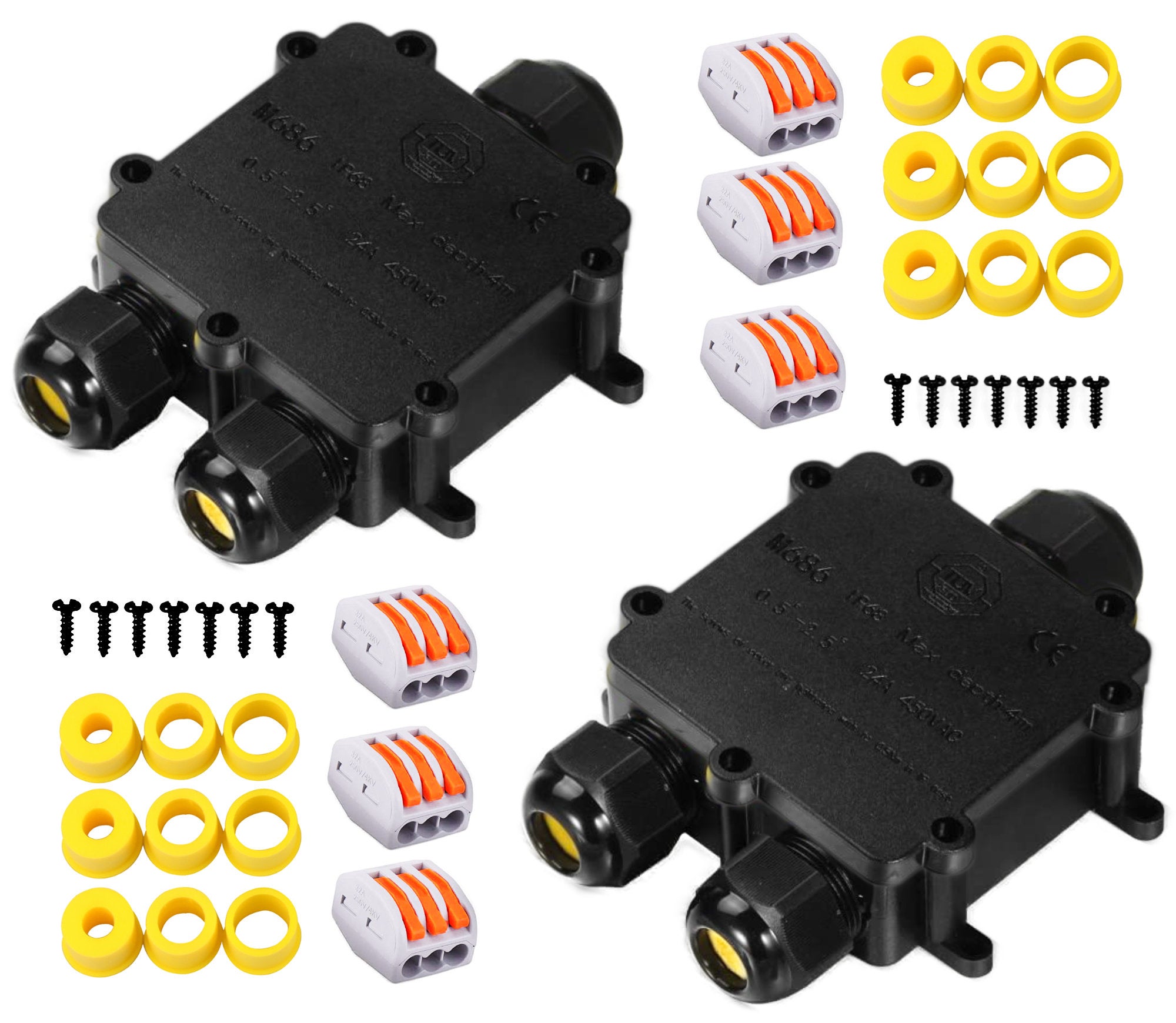 Gamme Professionnelle | Boite Etanche Electrique Exterieur IP68 3 Voies ...