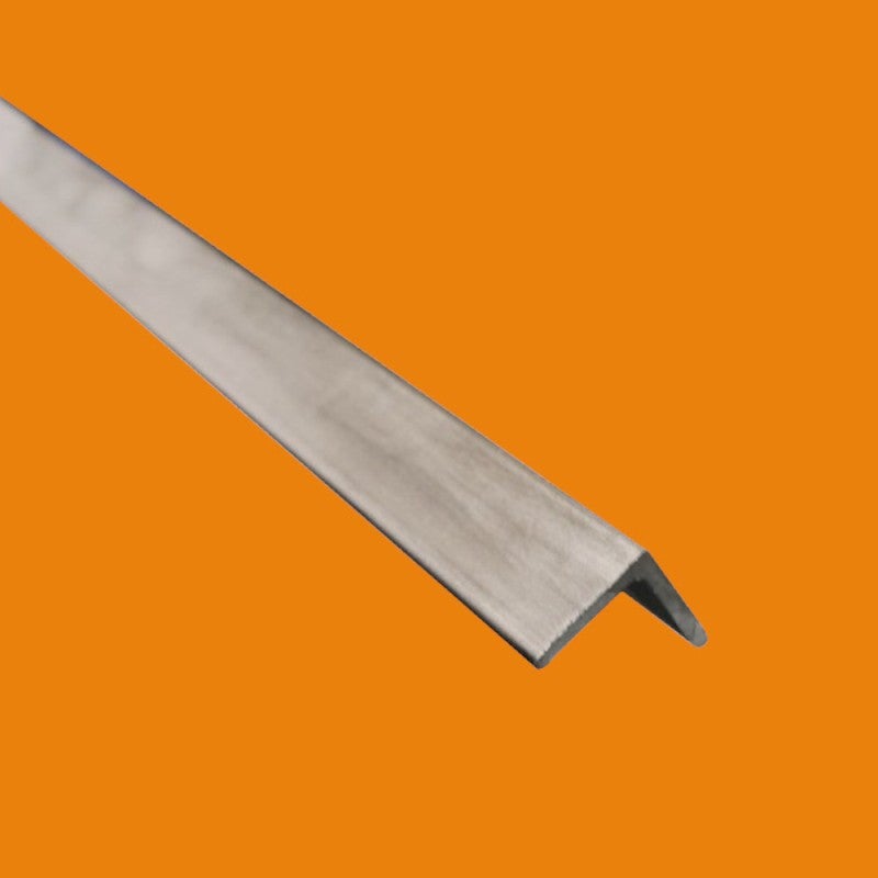 Cornière inox laminée 304 L 2 x 2 cm ep 0,3 cm long. 4 mètres | Leroy ...