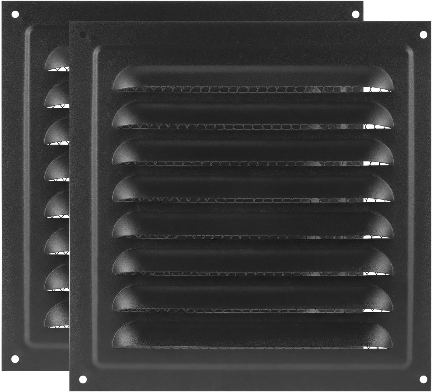 Grille de ventilation, sortie d'air à persiennes 15 x 15 cm, sortie d ...