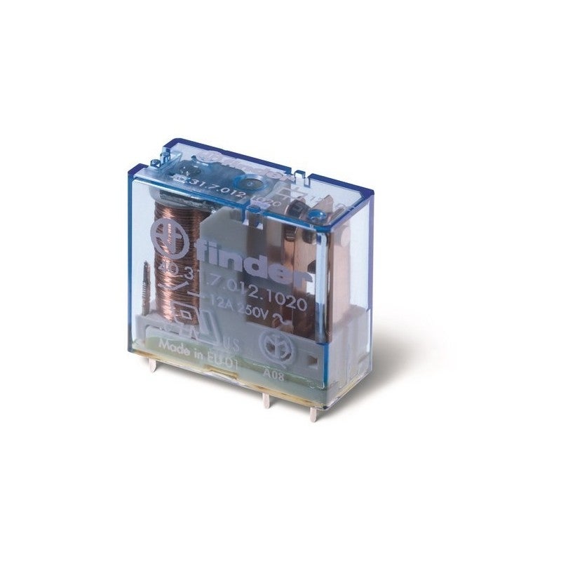 Relais circuit imprimé - 1 contact - 12a - 230 volts - agni - finder ...
