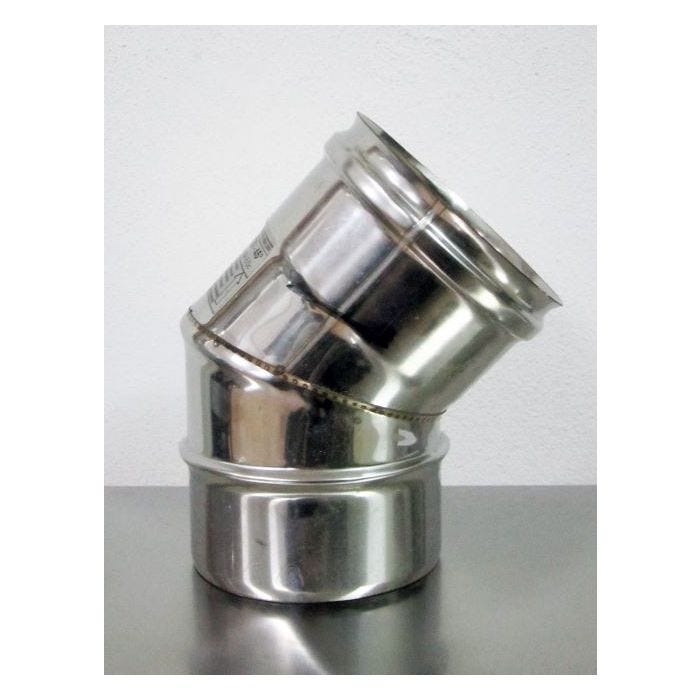 Coude inox simple paroi 45° - 200 mm | Leroy Merlin Coude inox simple paroi 45° - 200 mm | Leroy Merlin