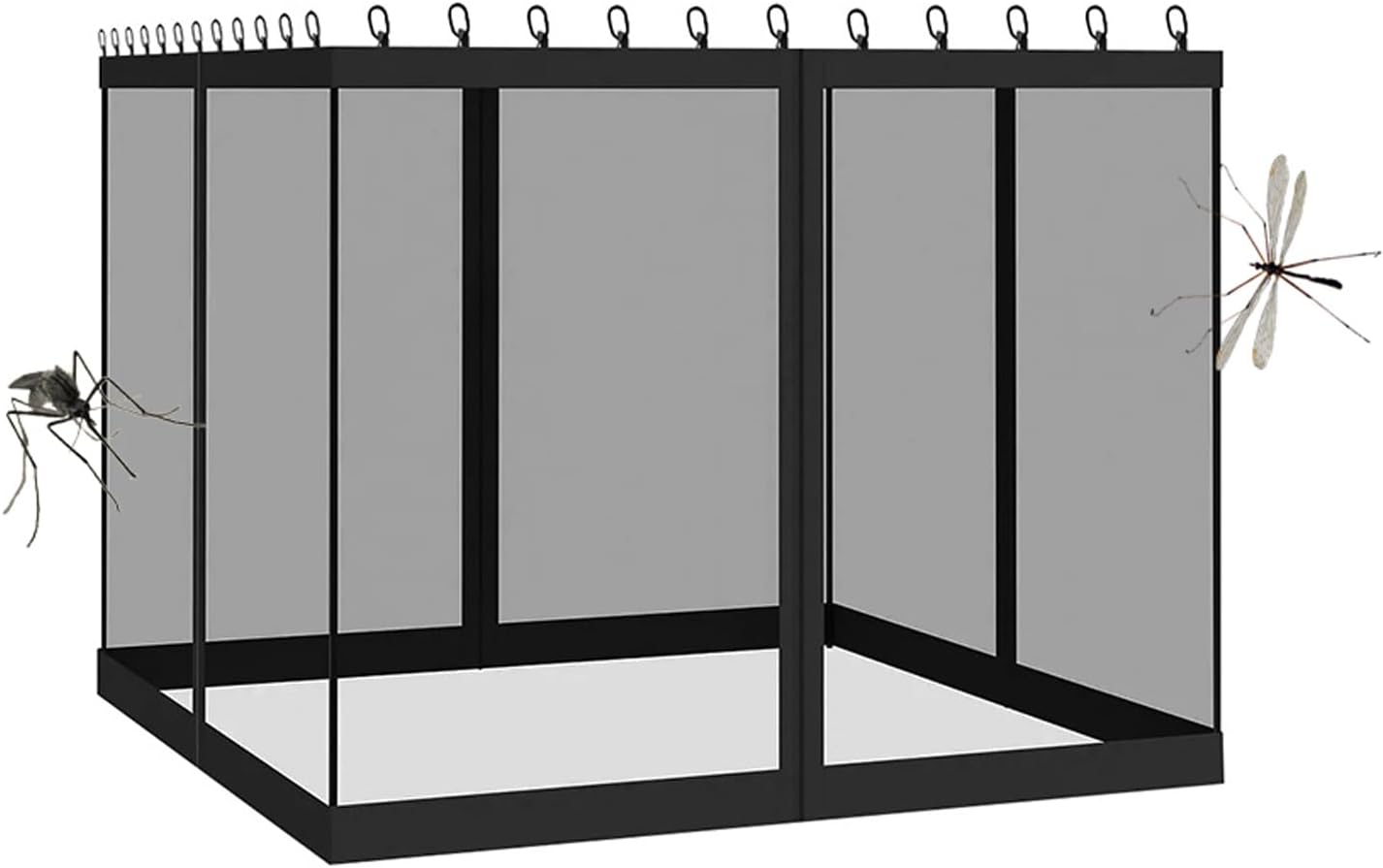 Panneau moustiquaire pour pergola 3 m x3m, Filet moustiquaire pour ...