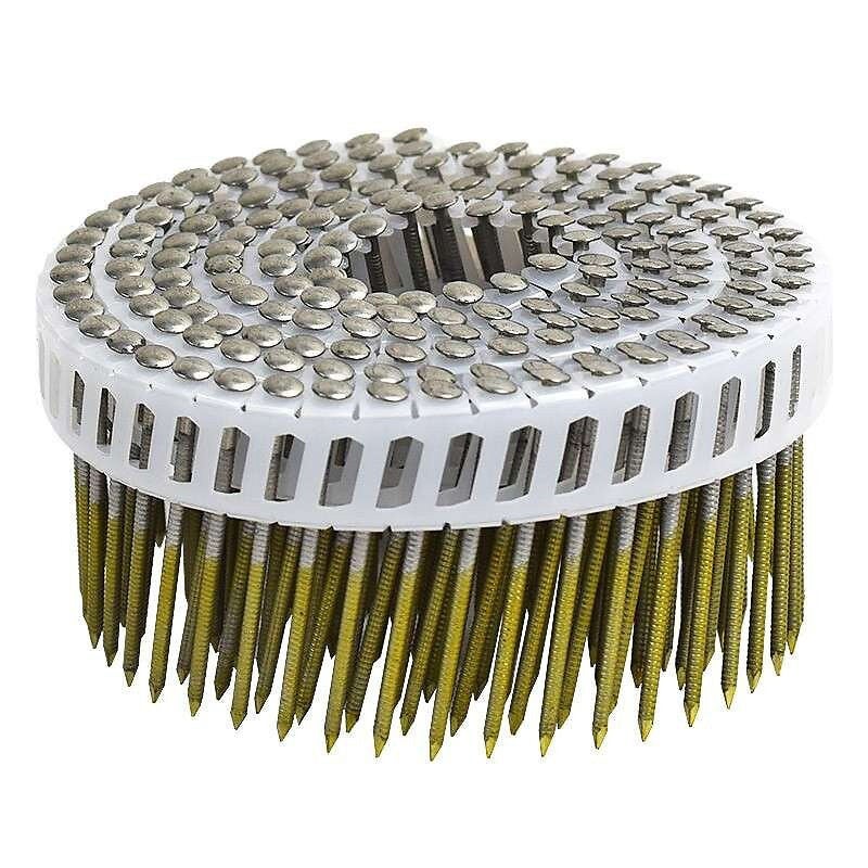 5250 Pointes en rouleau 50 x 2.5 mm 16° NORFIX NFX11528 avec tête ...