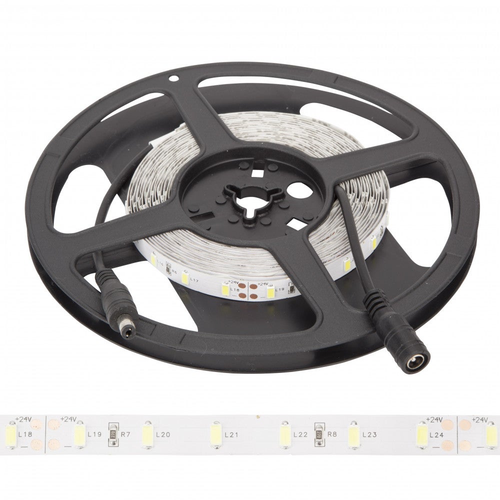 Tira de 300 LEDs 70W 7.000Lm SMD5630 24VDC IP25 x5M 40.000H [GR-RDT5630 ...