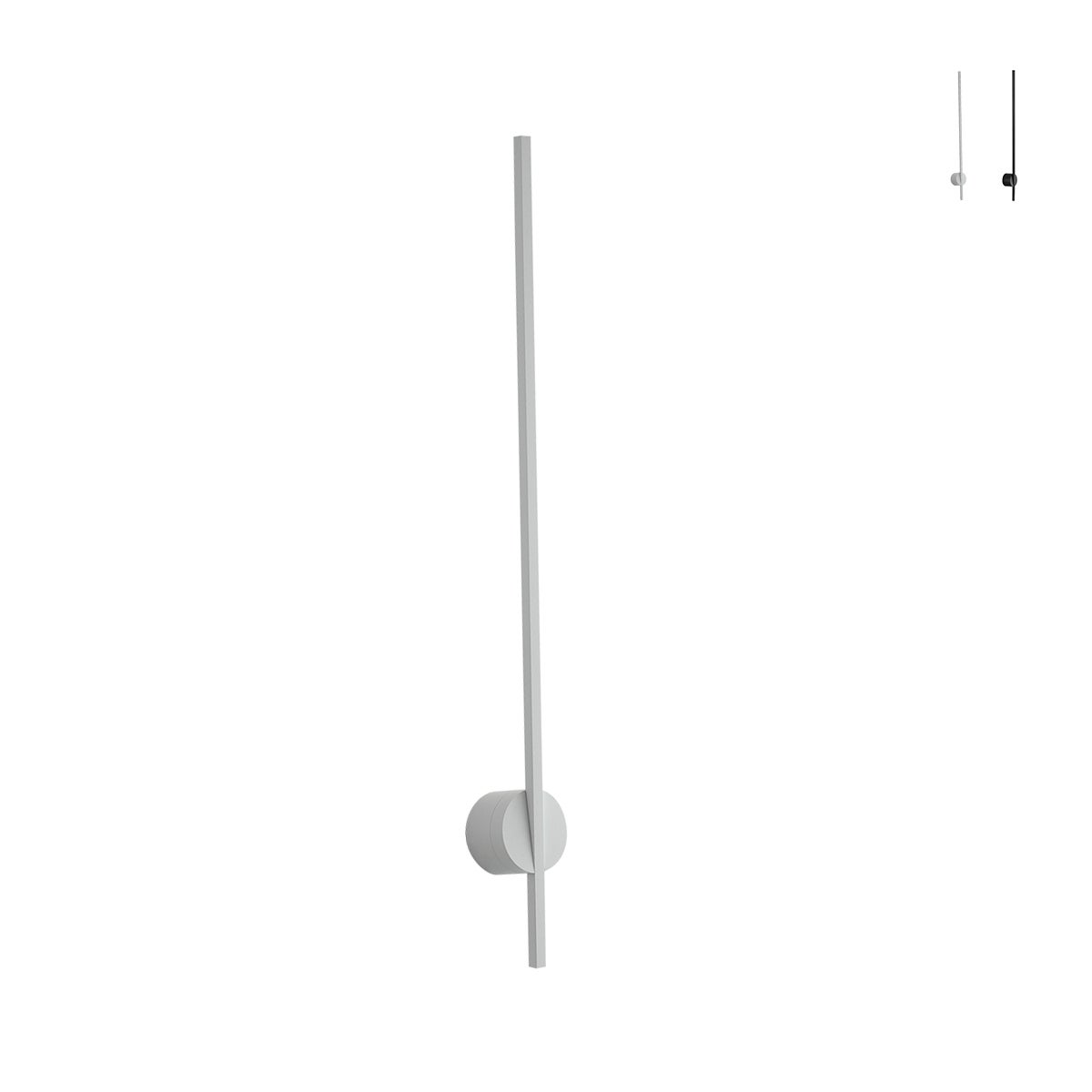 Aplique LED interior en aluminio 9W 4000K Shanghai | Leroy Merlin