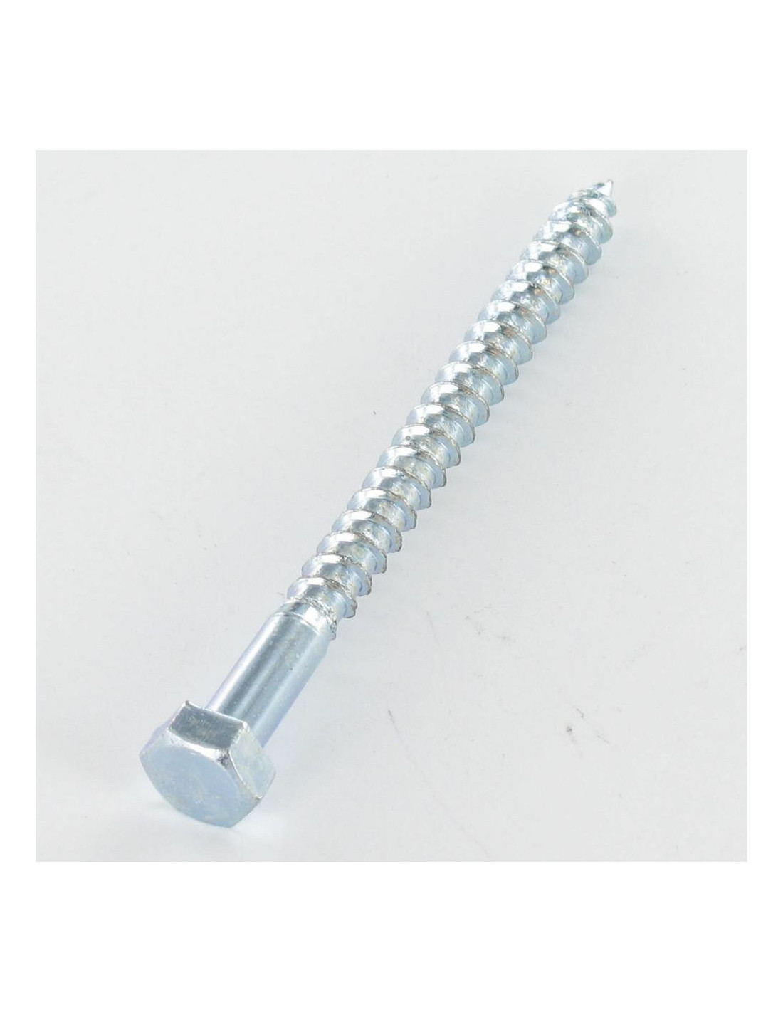 Tirefonds 10X140 Acier zingué-50 pièces | Leroy Merlin