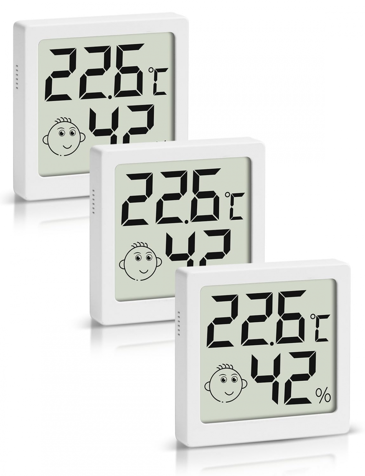 Termómetro Higrómetro Digital Mini,Monitor de Temperatura y Humidímetro ...