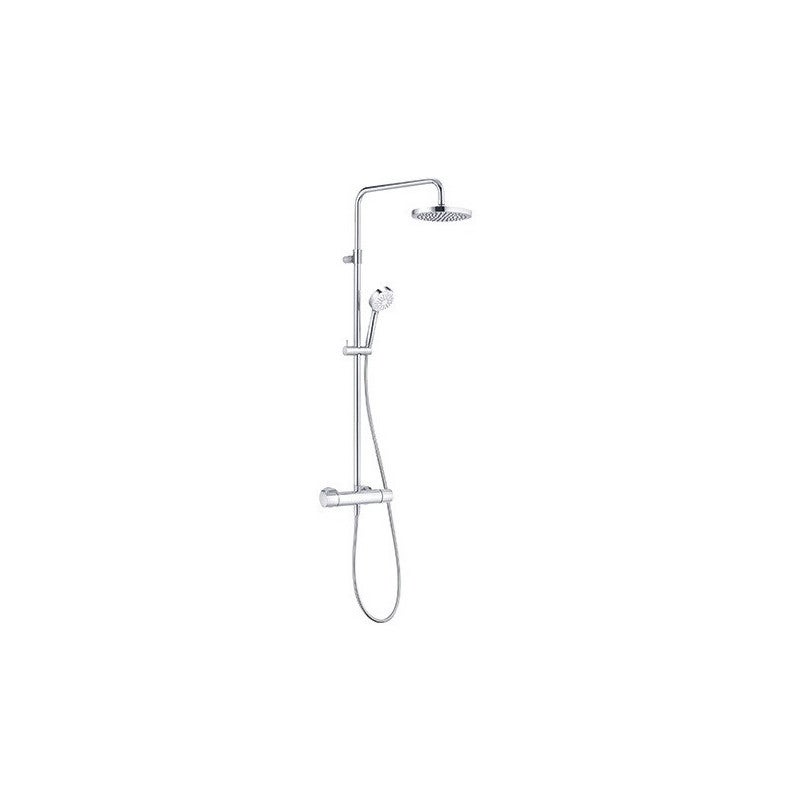 Logo dual shower system mitigeur thermostatique de doucheavec douchette ...