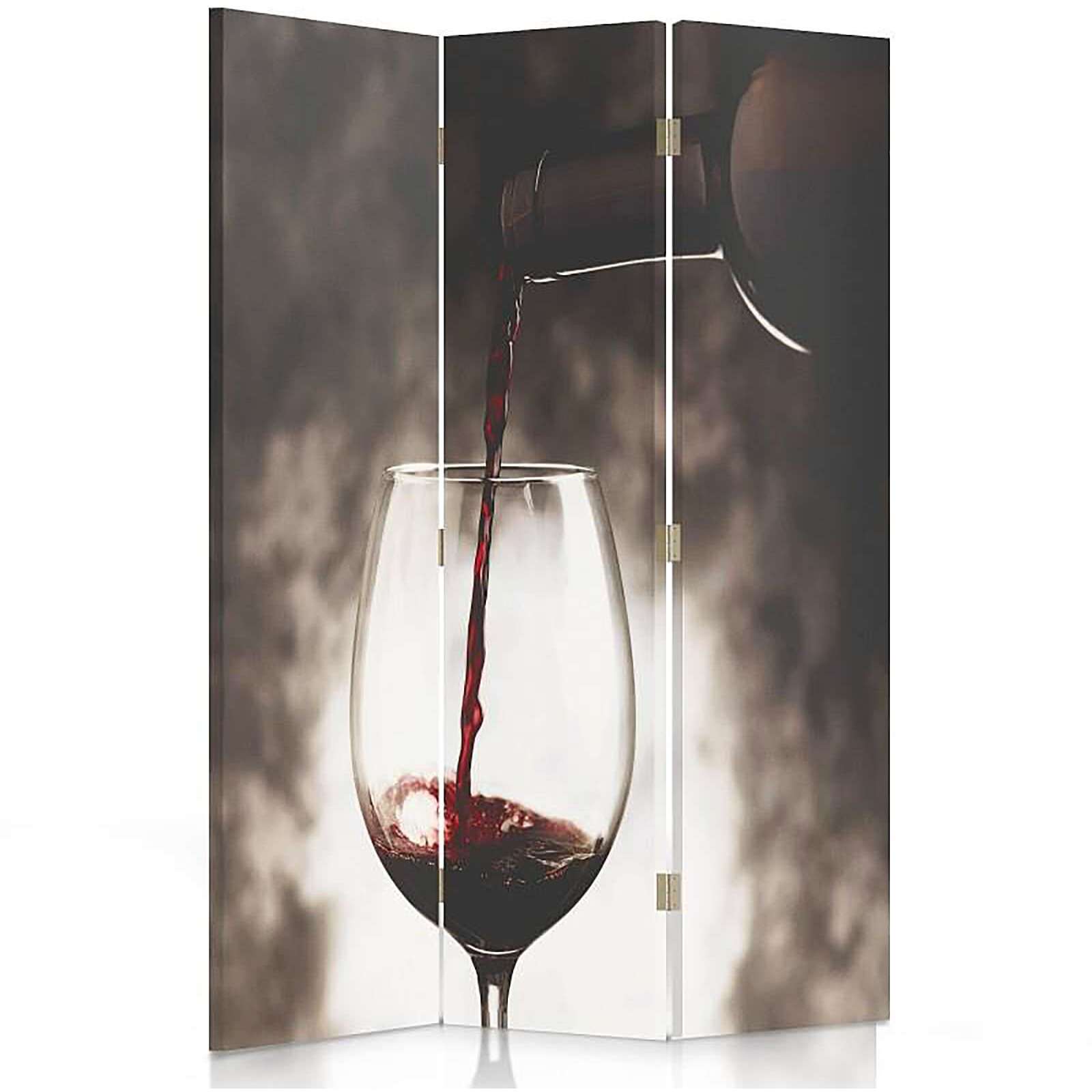 Paravent Décoratif Élégant Vin Rouge Pour Intérieur - 110 x 180 cm - 2 ...