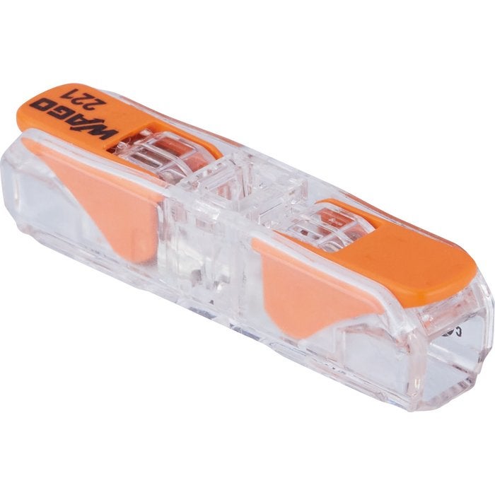 Borne de connexion Wago - Transparent - 4 mm² - 2 Conducteurs - Vendu ...