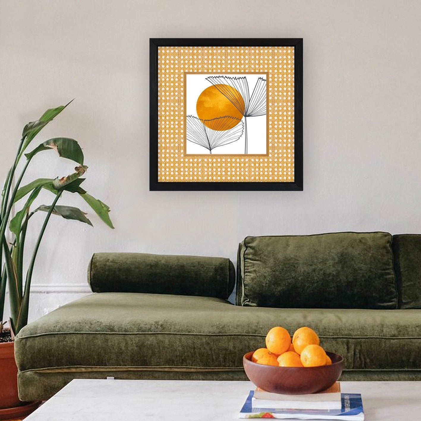 Cuadro decorativo enmarcado SCAM18718058022-5252 multicolor 52x52 cm ...