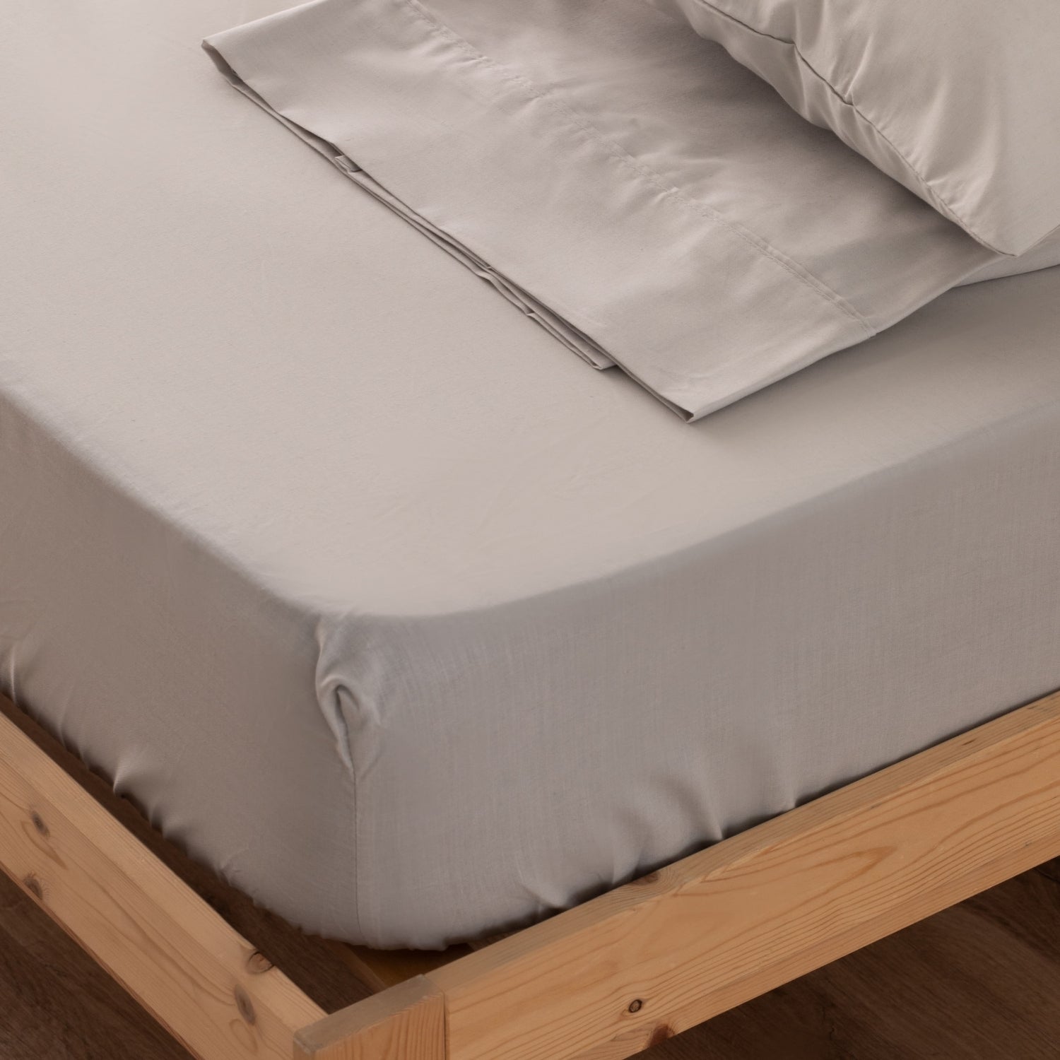 Sábana Bajera Lisa Design Gris Perla Cama 90cm (90x200cm) Donegal ...