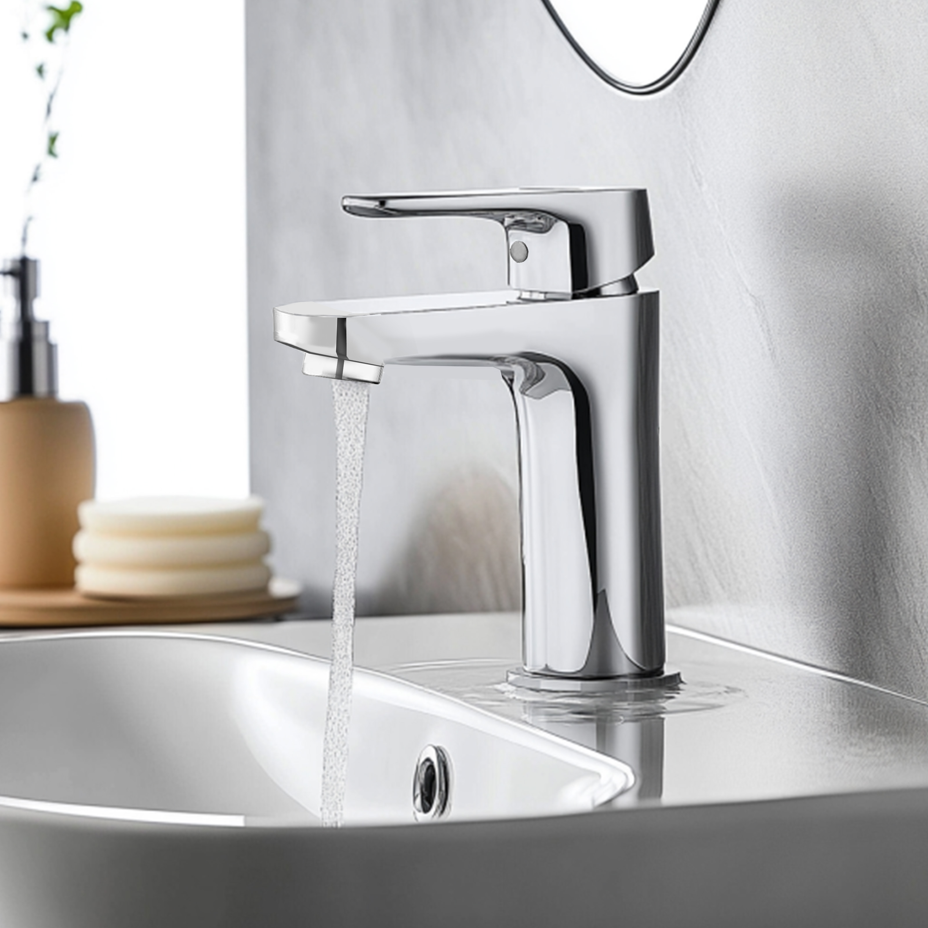 Aica Sanitarios Grifo de Lavabo Clásico, Monomando Lavabo, Mezclador ...