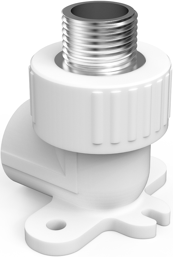Mexen PPR coude avec support soudé pour tuyaux PPR 25 x 3/4 GZ - W97341 ...