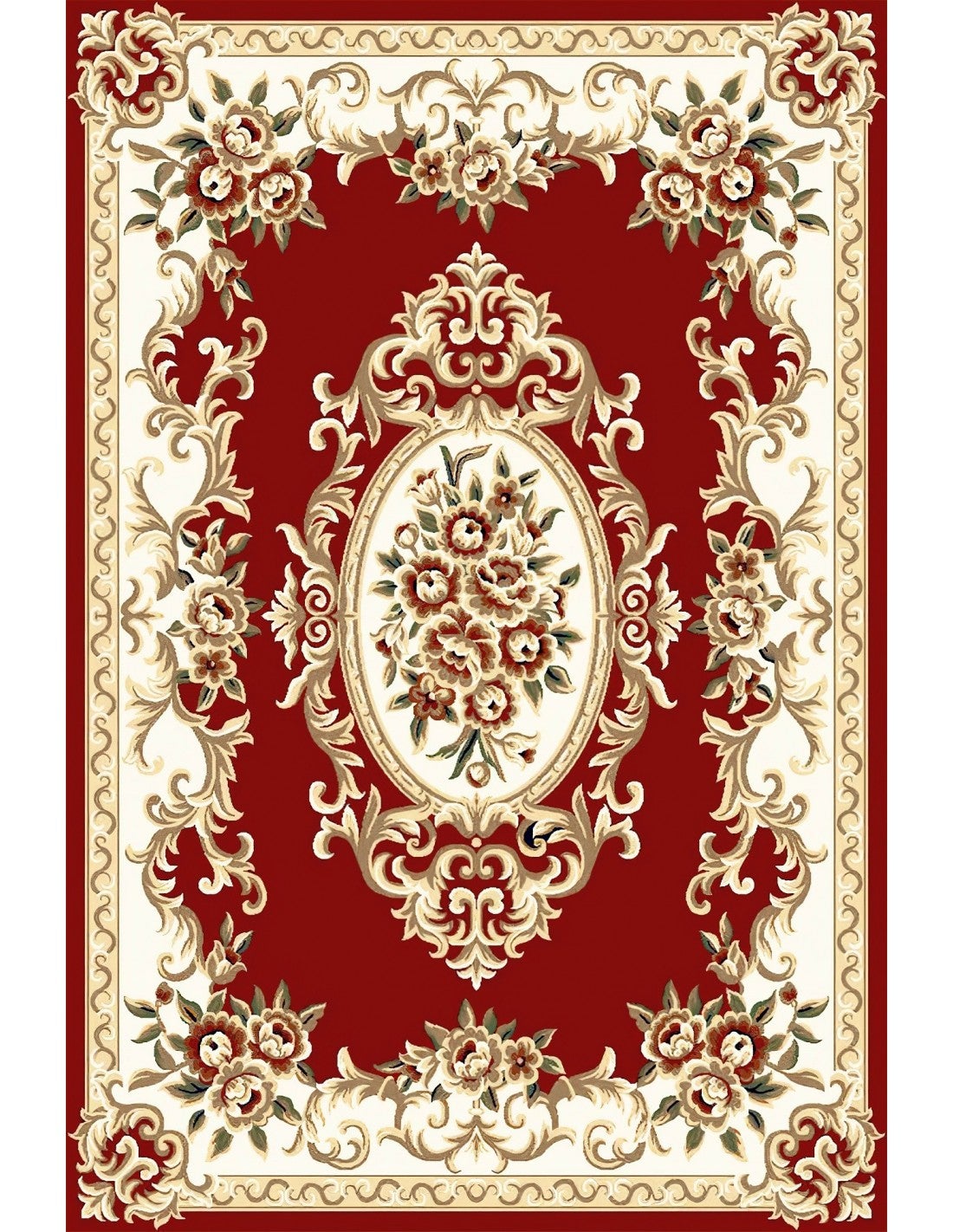 Tapis de salon ORIENT Rouge - 300x400cm | Leroy Merlin