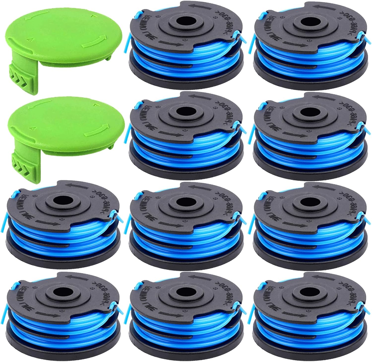 Bobine fil 10 lignes - Greenworks 2101602/STBA40B210 - Avec 2 capuchons | Leroy Merlin