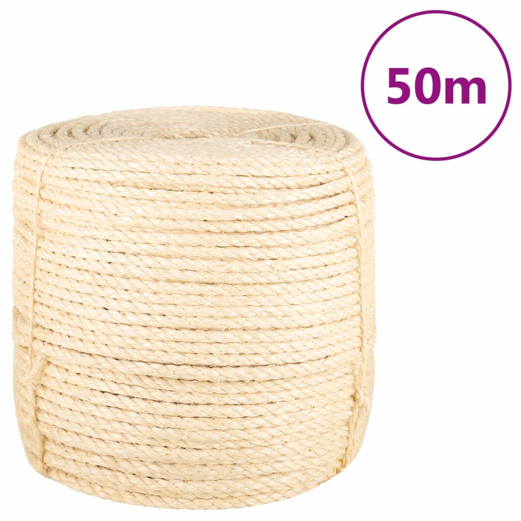 Cuerda 100% sisal 8mm 50m vidaXL | Leroy Merlin