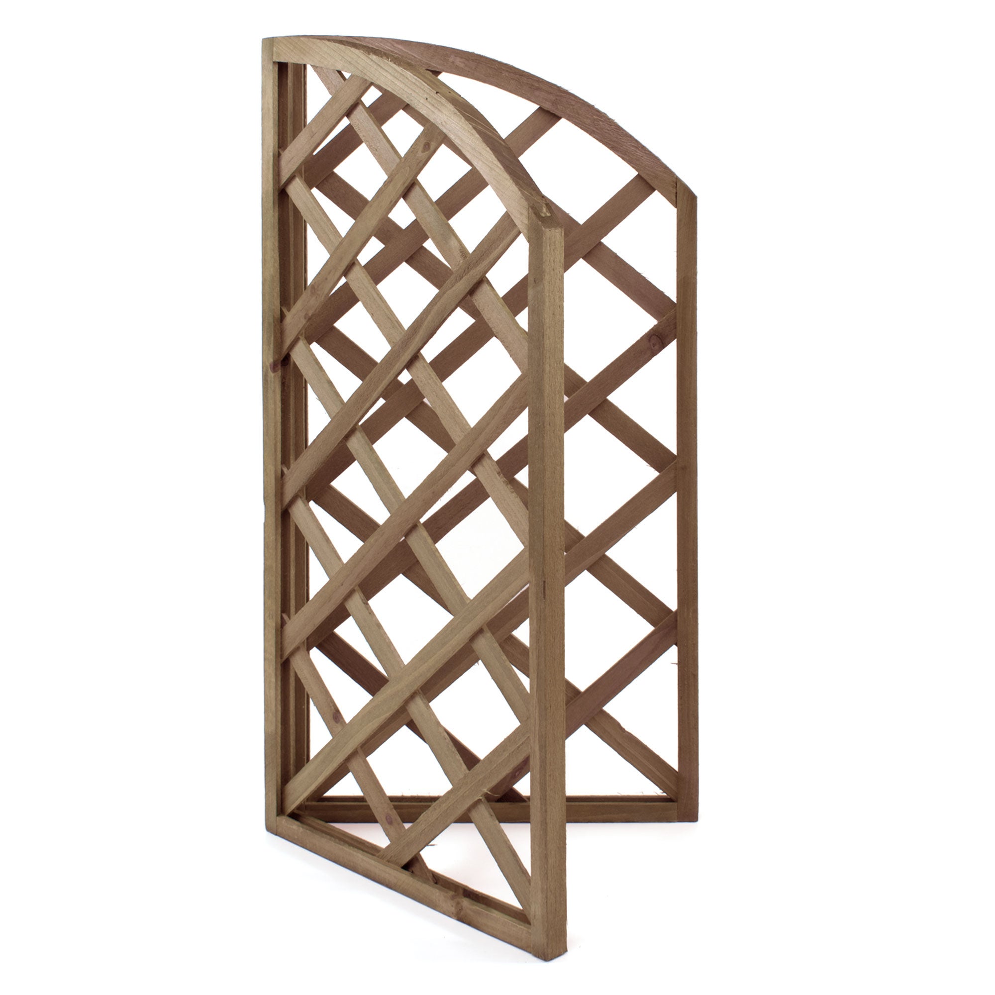 Panneau Double Treillis en Bois Foncé - 60 x 60 cm - Idéal pour Jardin ...