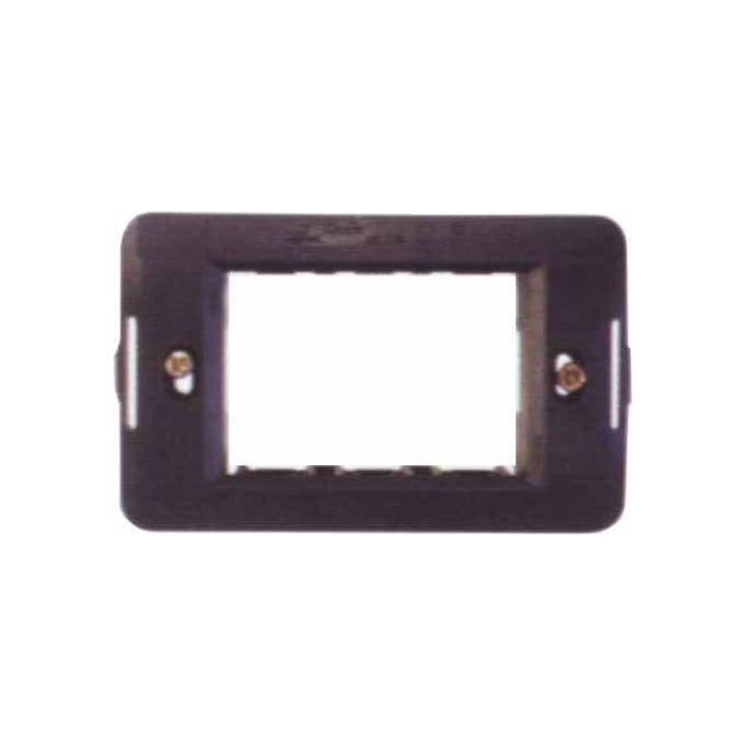 Marlanvil Supporto Coprinterruttori Millenium 3 Posti Nero | Leroy Merlin