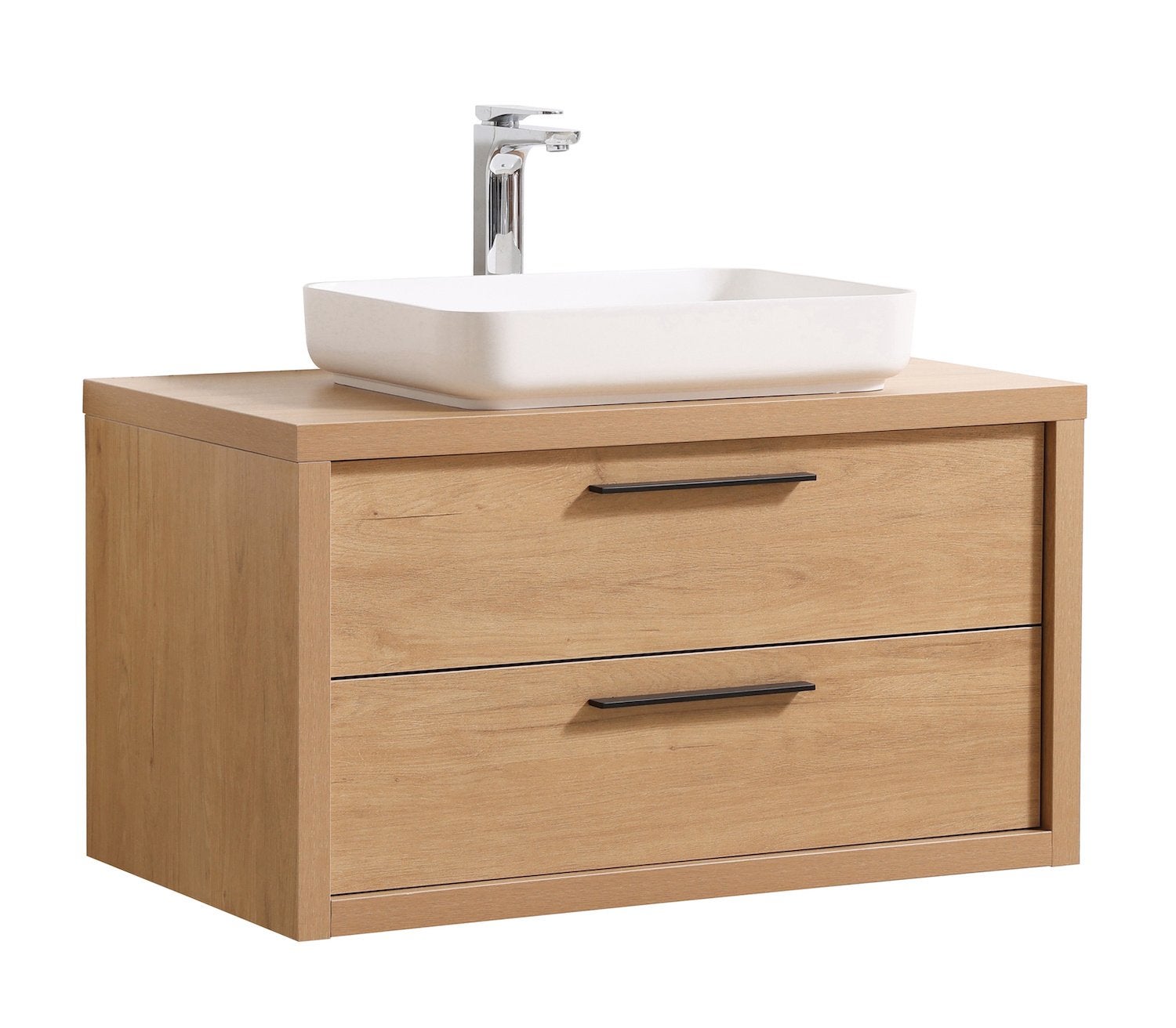 Meuble de salle de bain Indiana 90 cm - Chene | Leroy Merlin