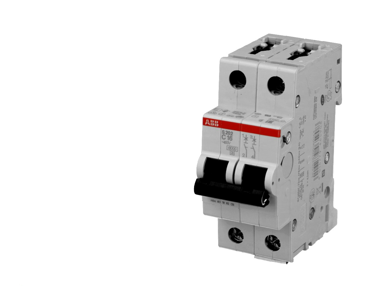 Disjoncteur Modulaire ABB 32A 2P S202-C32 | Leroy Merlin