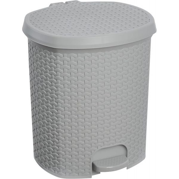 Poubelle pour Salle de Bain Elégante en Plastique 21 litres - Gris ...
