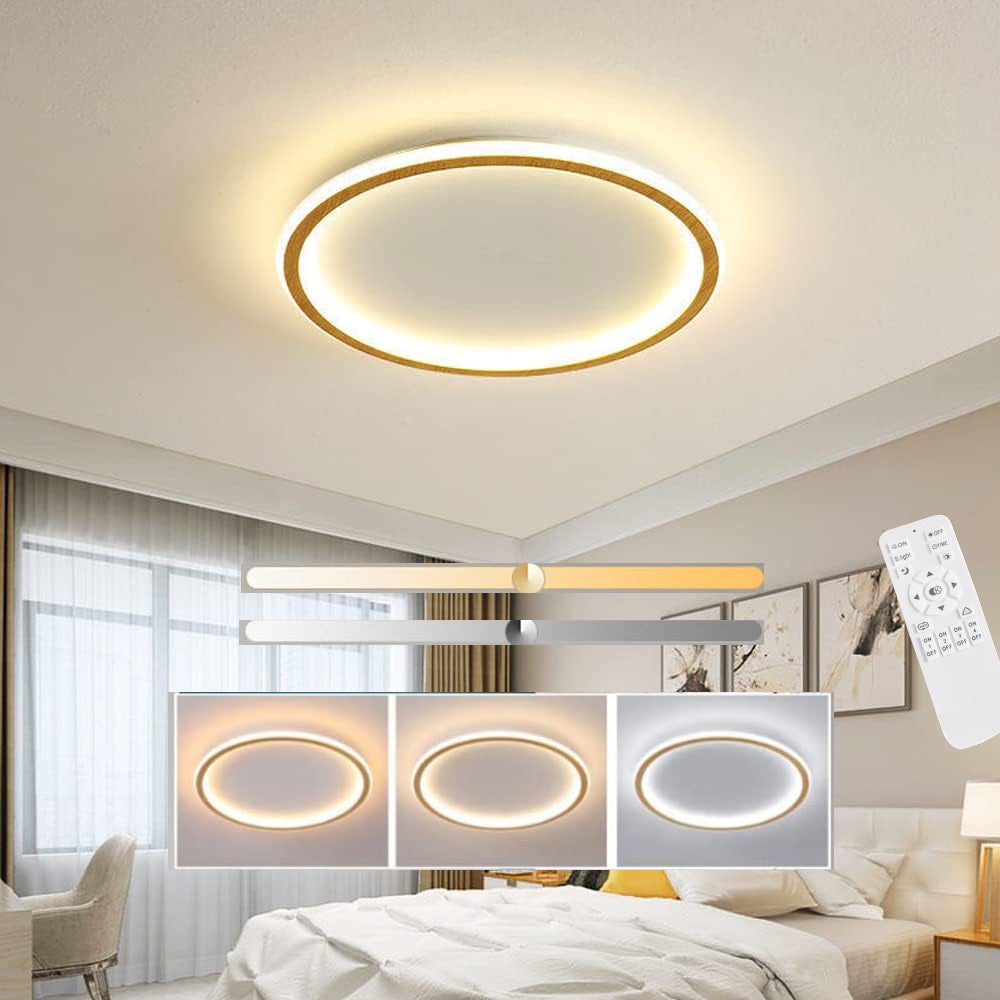 Plafoniera a LED, moderna plafoniera da incasso rotonda da 30 cm con ...