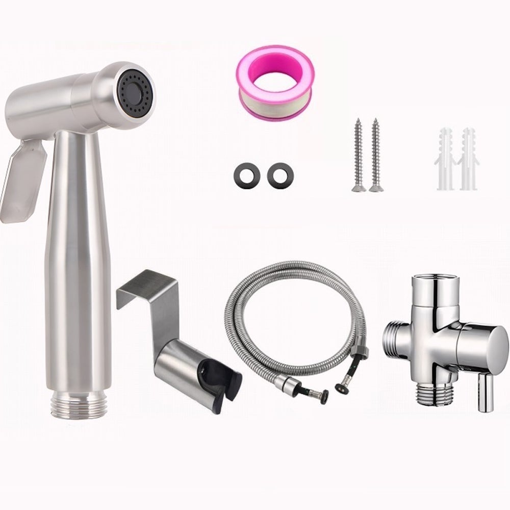 Douchette Wc Kit Complet - Kit Douchette Wc avec Vanne 3 Voies (1/2"-3/ ...