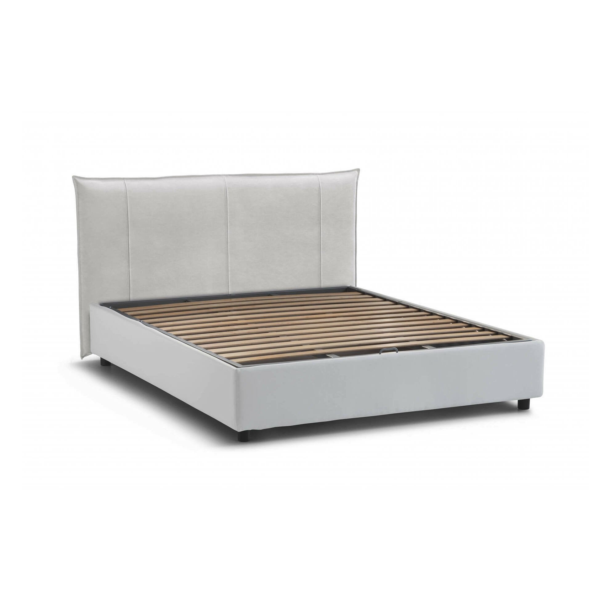 Lit double Made in Italy, Démontable avec rangement, Taille matelas ...