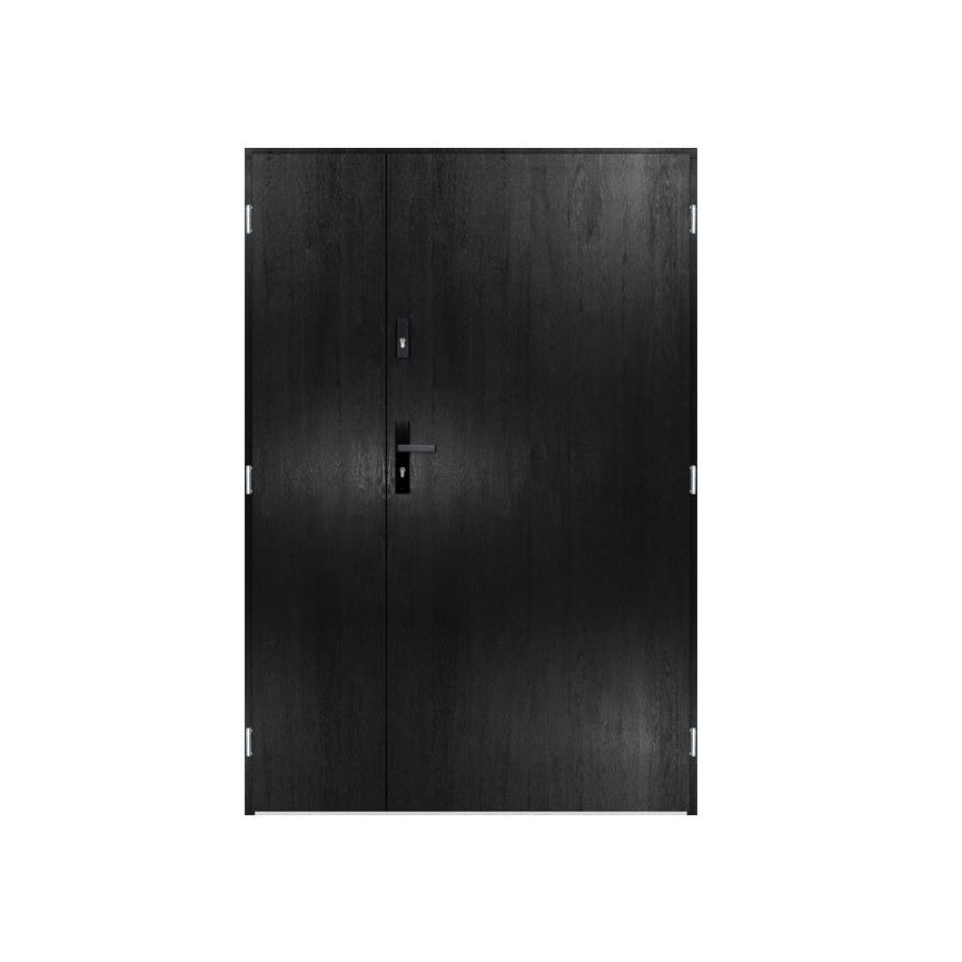 Puerta de entrada doble COLOMBO 120 cm 55 mm - Pomo y cerradura ...