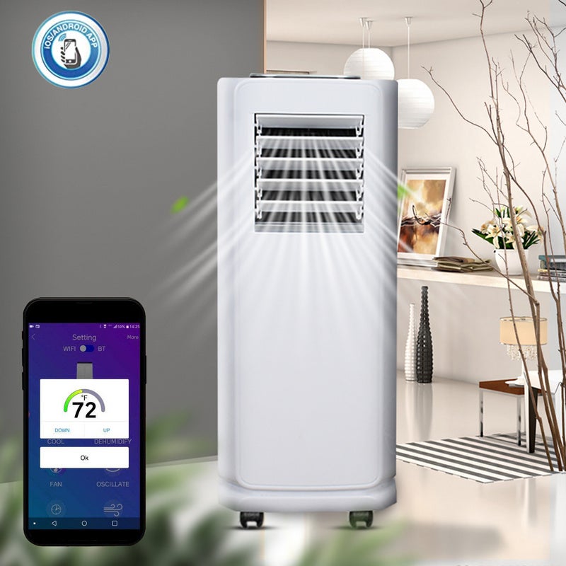 Climatiseur Mobile 7.000 BTU Eco R290 4 en 1 Refroidissement Chauffage ...