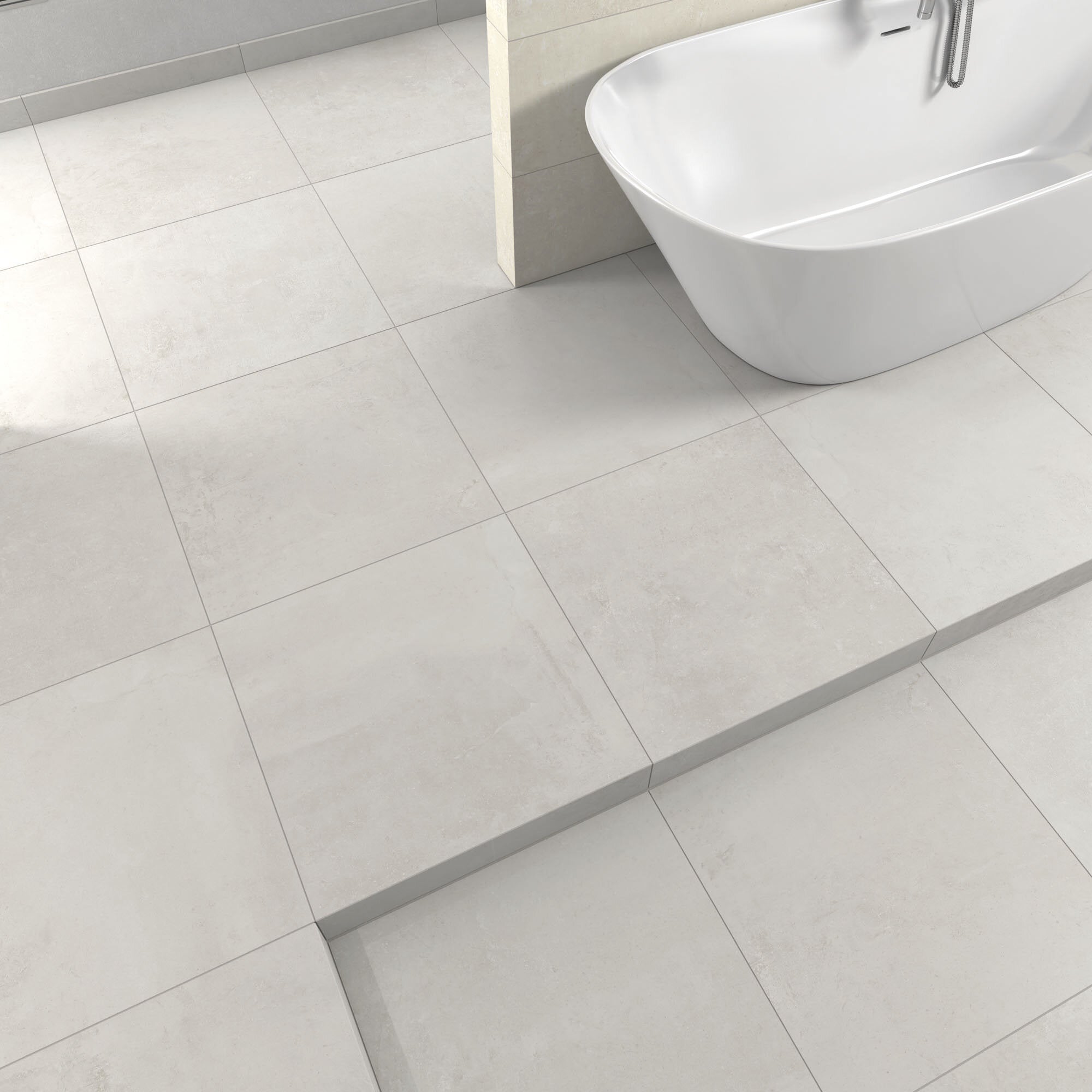 Grès cérame - CONCRETE - BLEND - 30x60 Rectifié | Leroy Merlin