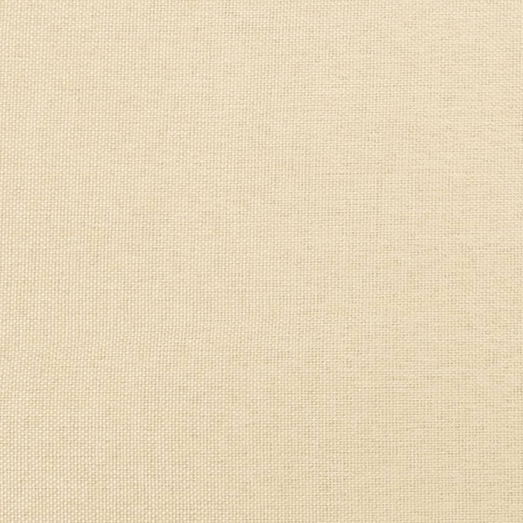 Repose-pied Crème 45x29,5x35 cm Tissu et similicuir | Leroy Merlin