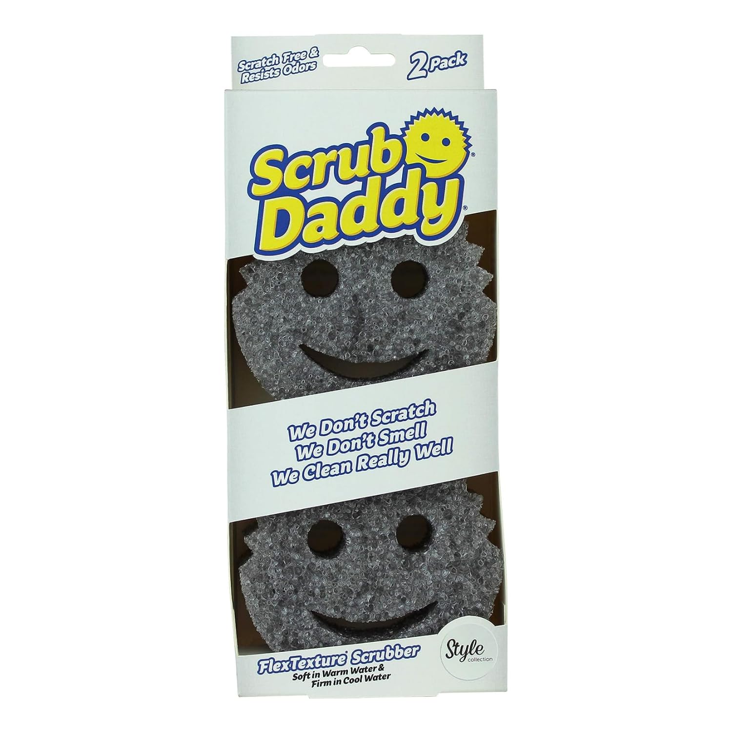 Scrub Daddy Style Spugna, Spugna per Lavare, Piatti, Cucina e Bagno ...