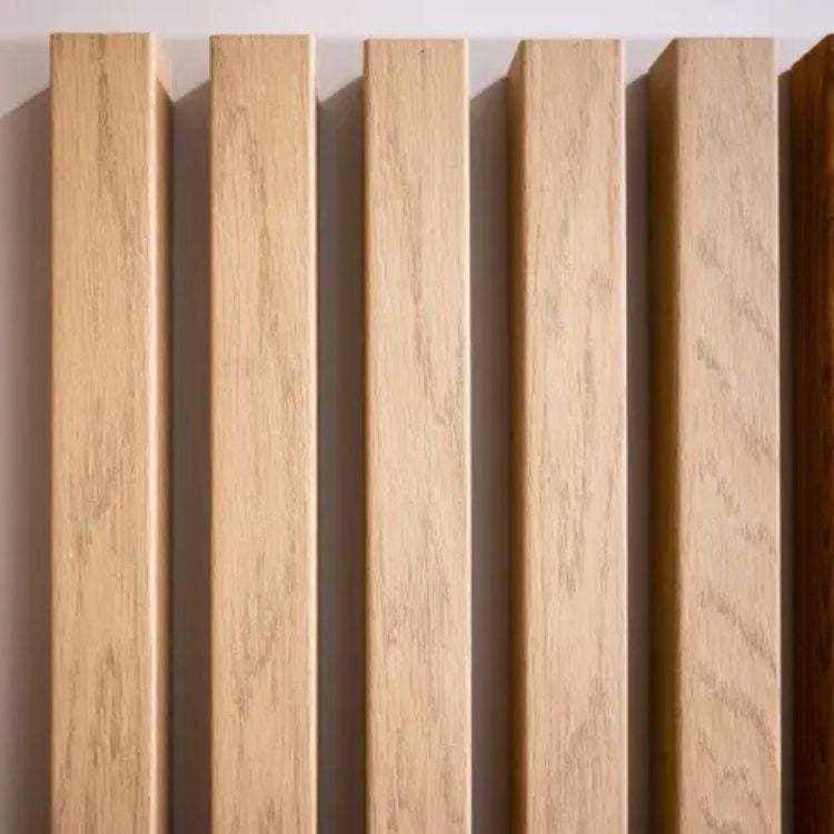 Panele ścienne MDF Listwa MDF w kolorze dębu 240x3,8x3,0 cm (0,91 m2 ...