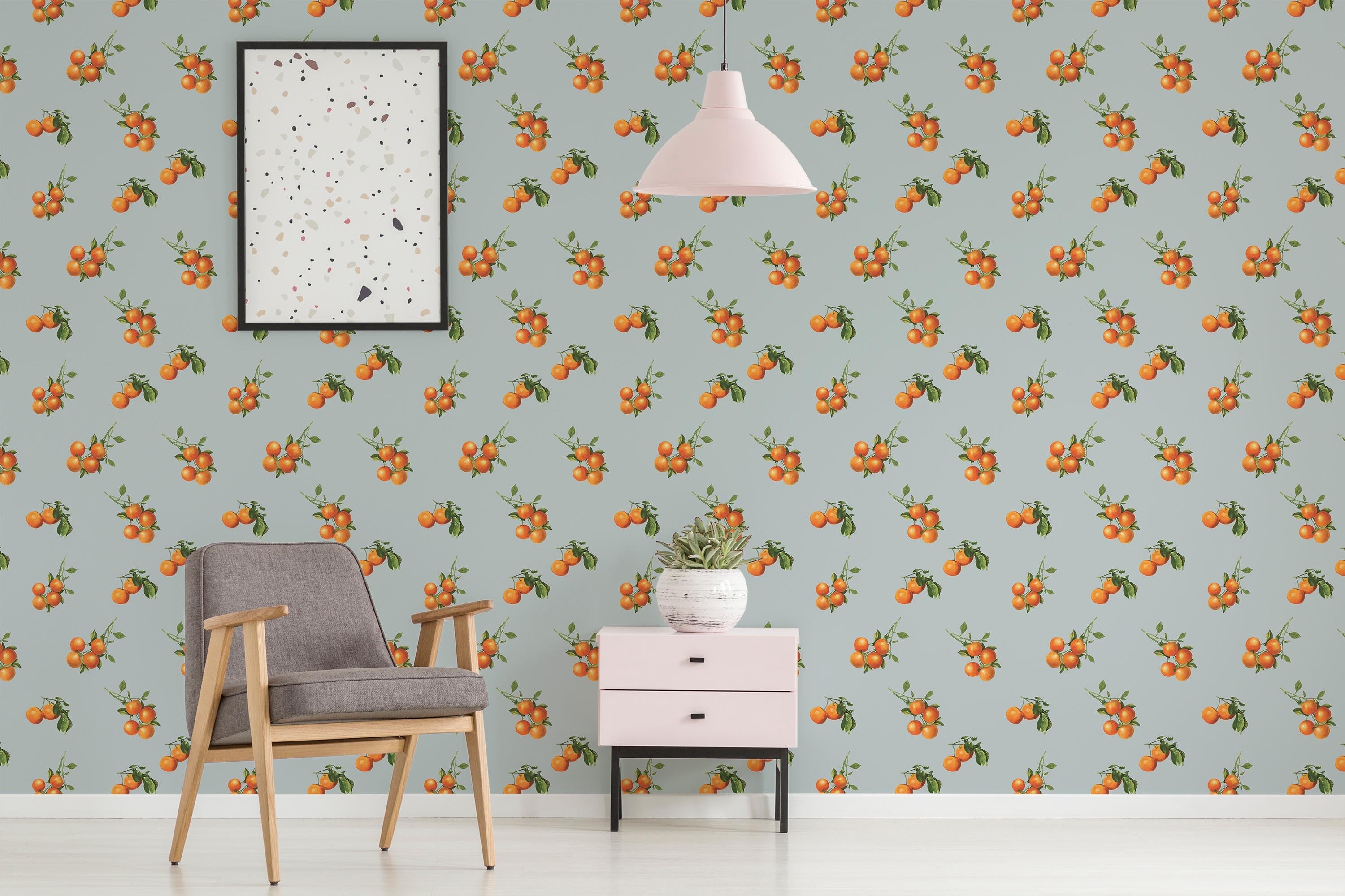 Citrus Fruit Wallpaper | Leroy Merlin